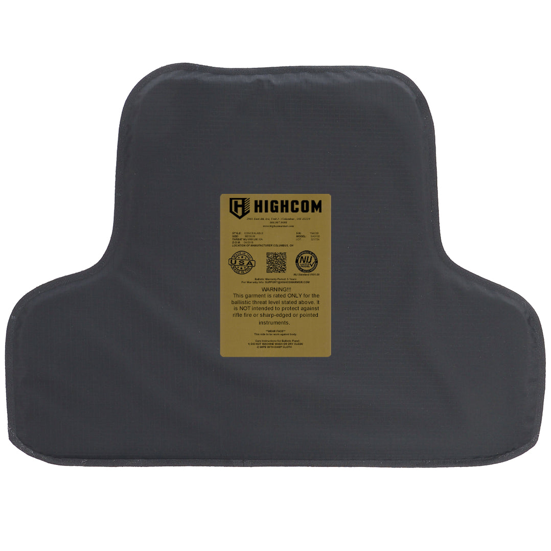 HighCom Armor SA3100 Concealable Level IIIA+ Soft Armor Set — Top Armor